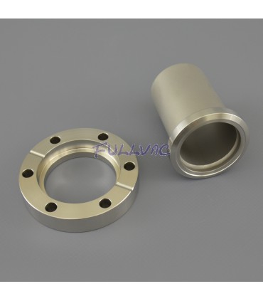 Bride rotative avec tube à souder CF